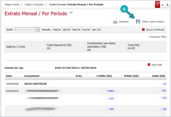 Como orientar o cliente a baixar o extrato bancário dos últimos 90 dias ...